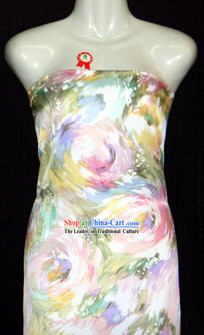 Chinese Classical Fu Rui Xiang Silk Fabric-Chrysanthemum