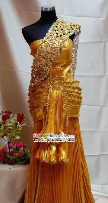 Traditional Thai Costumes Complete Set