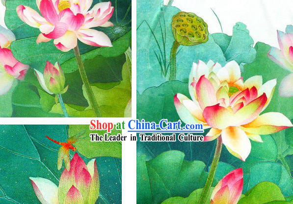 Top Chinese Silk Lotus Fabric