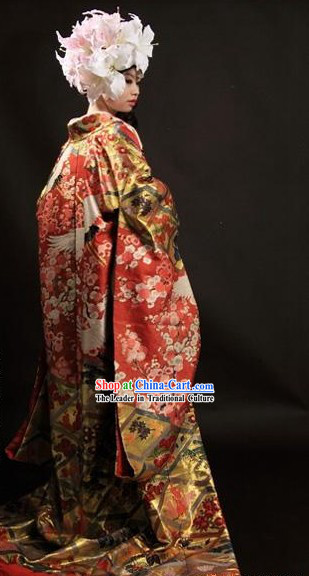 Japanese Princess Wedding Kimono Complete Set