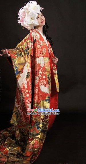 Japanese Princess Wedding Kimono Complete Set