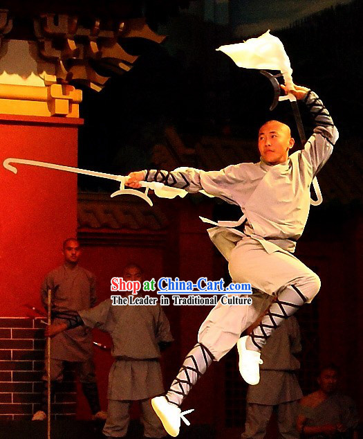 Chinese Shaolin Monk Robe Costume Set