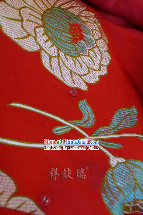 Traditional Chinese Rui Fu Xiang Wedding Mandarin Dress for Women
