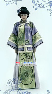 Chinese Minguo Period Clothing 2 Sets for Men and Women
