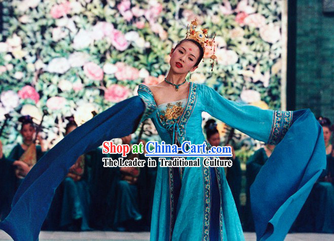 House of Flying Daggers Dancer Costume and Headpiece