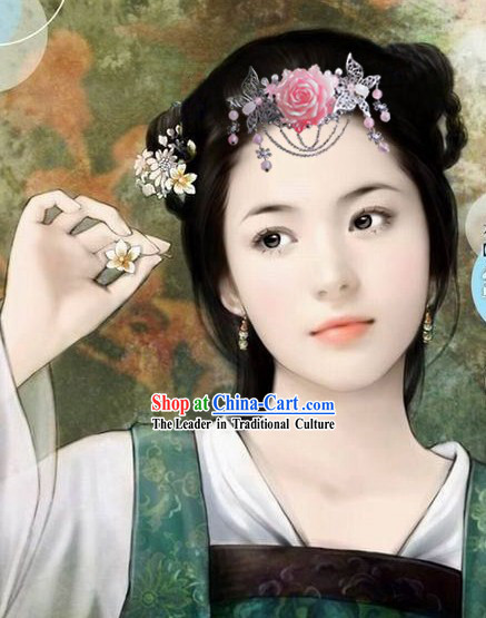 Traditional Chinese Handmade Flower Hairpin