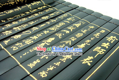 Traditional Chinese Inscribed Bamboo-slips
