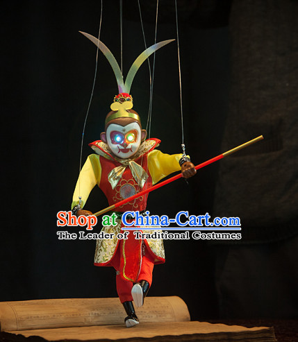 Top Sun Wukong Monkey King Hands Traditional String Puppet
