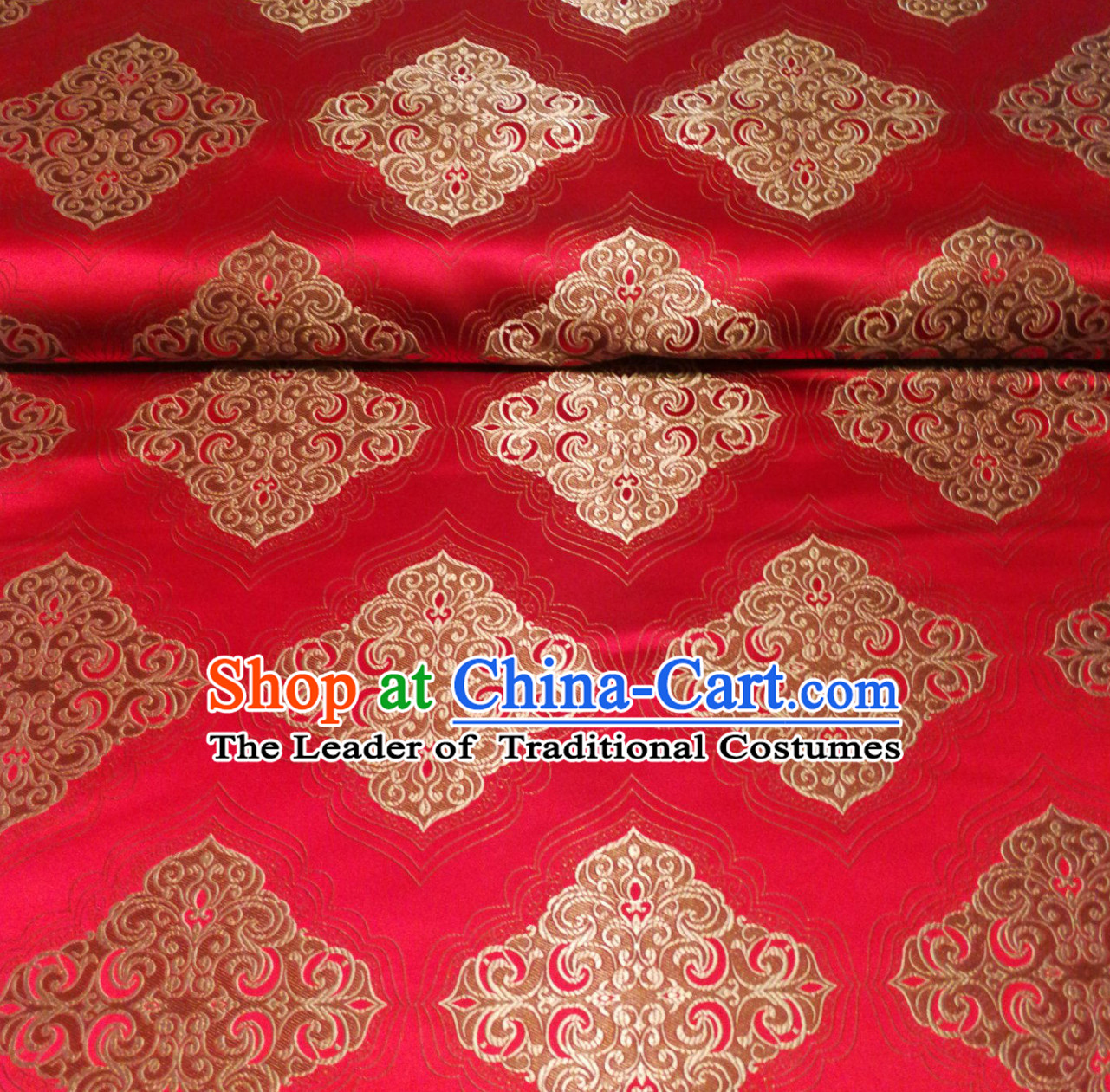 Red Chinese Fabric