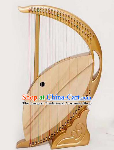 Chinese Traditional Musical Instruments China Ancient Konghou 46 ...